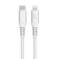 B.On Cotton USB-C Lightning 0,5m White - kabel lightning - CORTLAND